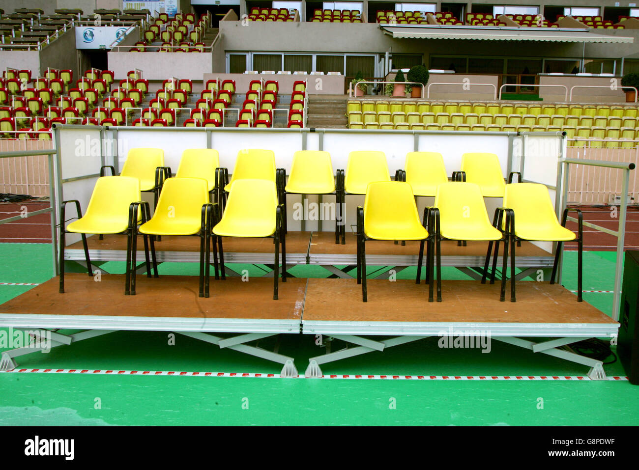 Stade louis ii general view Banque de photographies et d’images à haute ...