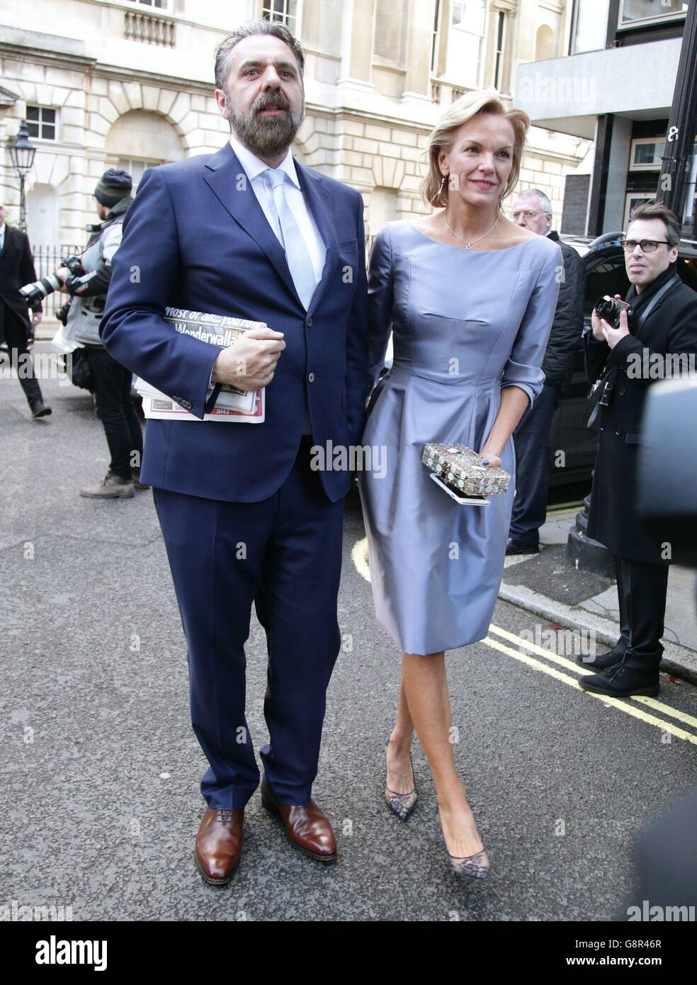 Elisabeth murdoch et keith tyson Banque de photographies et d’images à ...