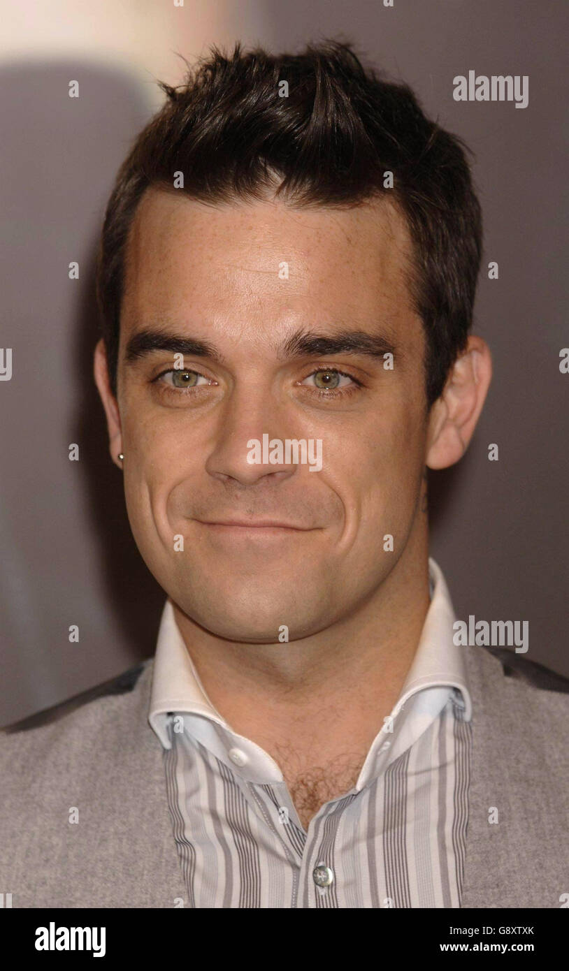 British pop star robbie williams Banque de photographies et d’images à ...