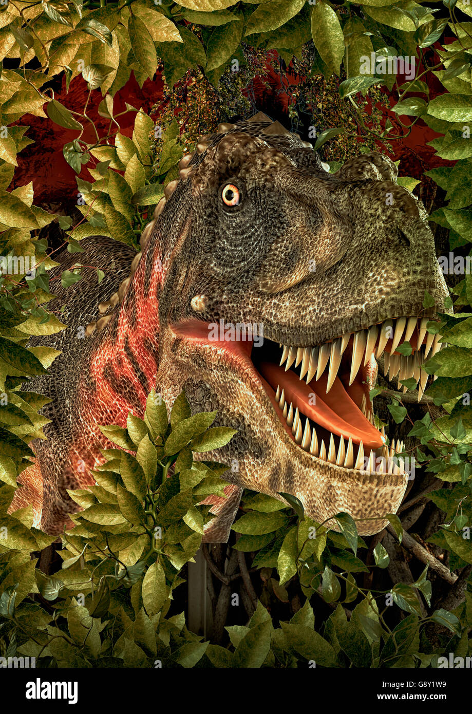 Tarbosaurus 3d Banque de photographies et d’images à haute résolution ...