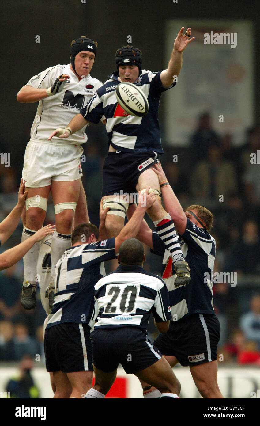 Bristol rugbys geraint lewis et saracens ben skirving Banque de ...