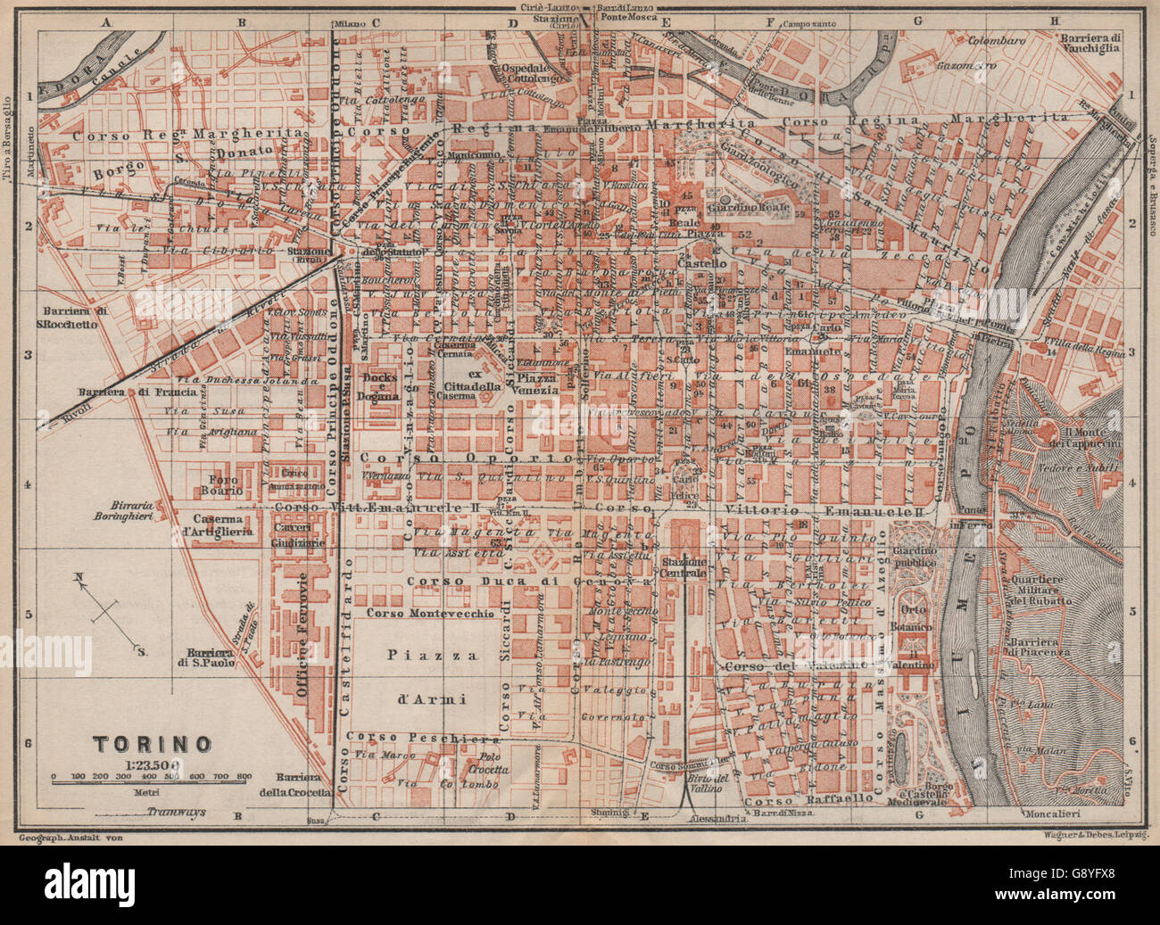 Carte de turin Banque de photographies et d’images à haute résolution ...