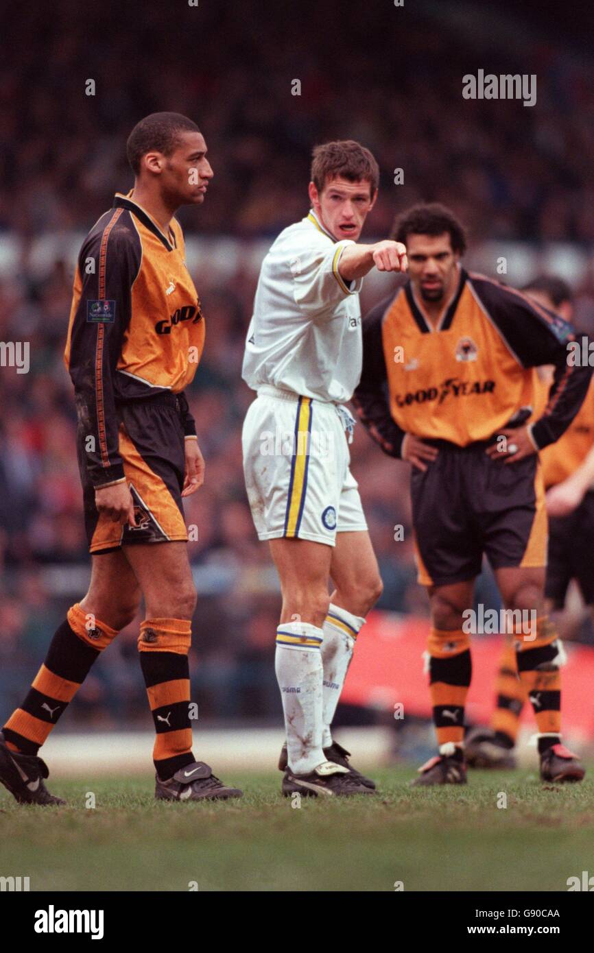 Football littlewoods fa cup quart de finale leeds united wolverhampton ...
