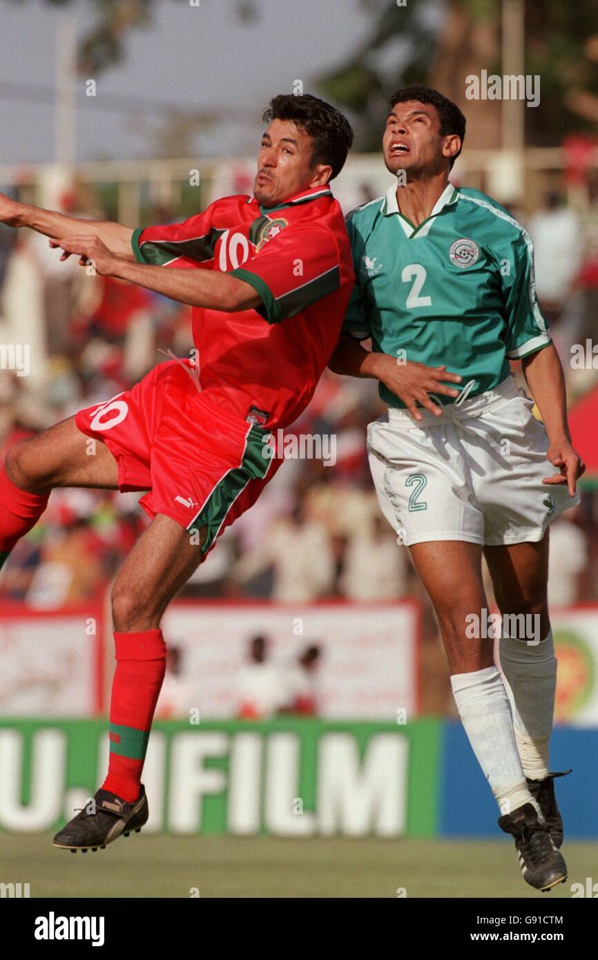 Football coupe des nations africaines egypte v maroc Banque de photographies et d’images à haute ...