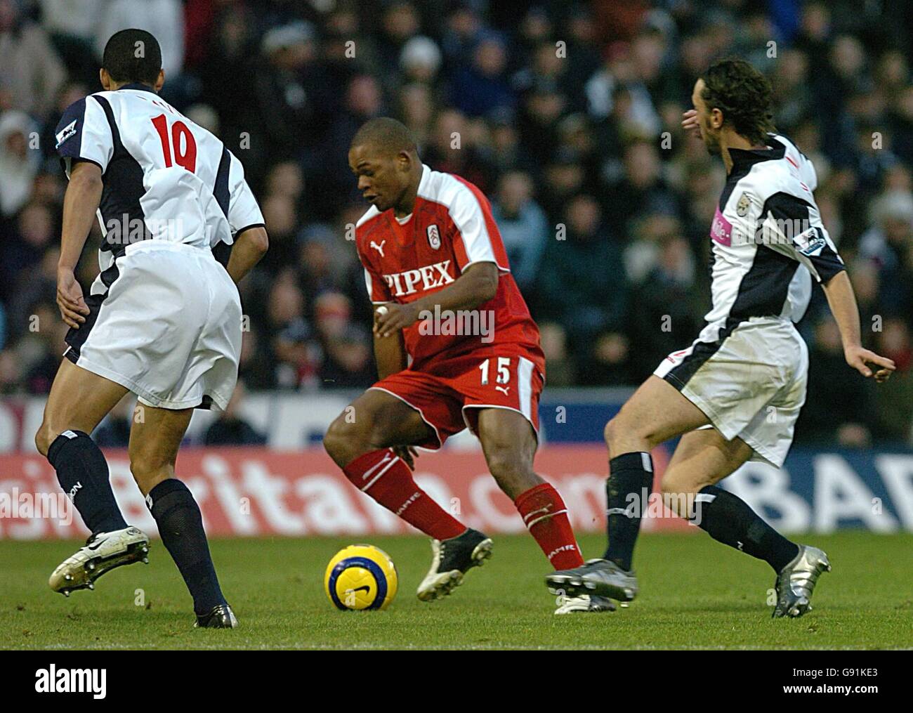Football fa barclays premiership fulham v west bromwich albion Banque ...