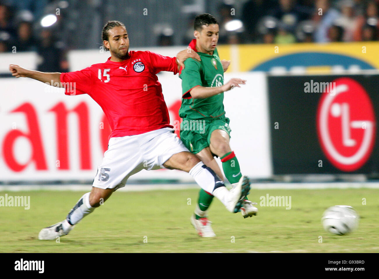 Football coupe des nations africaines egypte v maroc Banque de photographies et d’images à haute ...
