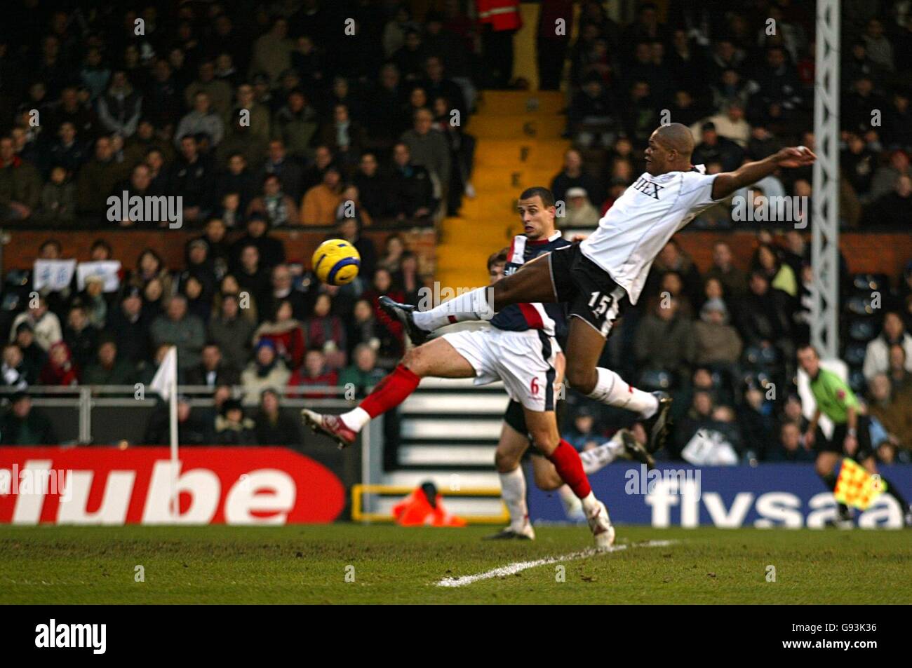 Football fa barclays premiership fulham v west bromwich albion Banque ...