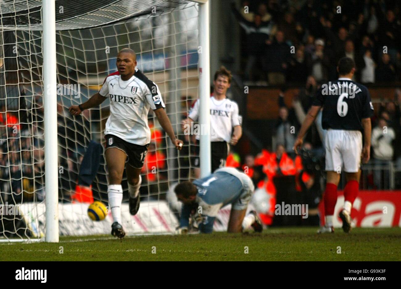 Football fa barclays premiership fulham v west bromwich albion Banque ...