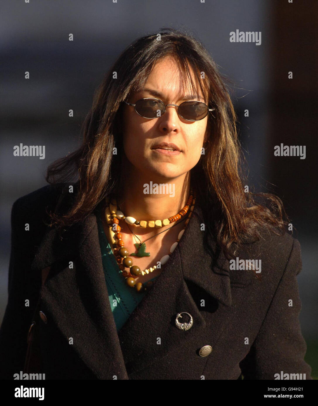 Anthea Jane Jones arrive au tribunal de la Couronne de Cardiff, le ...