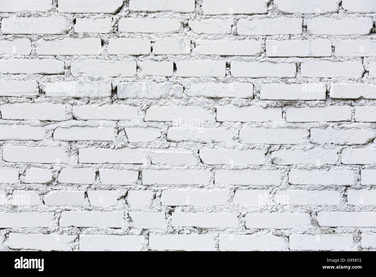 Placage De Brique Blanche Vieillie