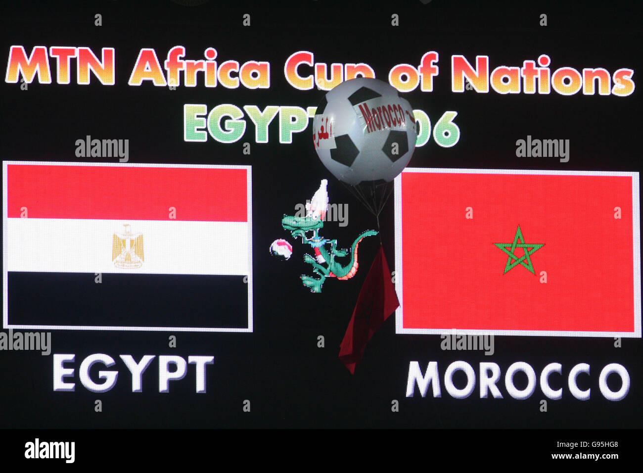 Football coupe des nations africaines egypte v maroc Banque de photographies et d’images à haute ...