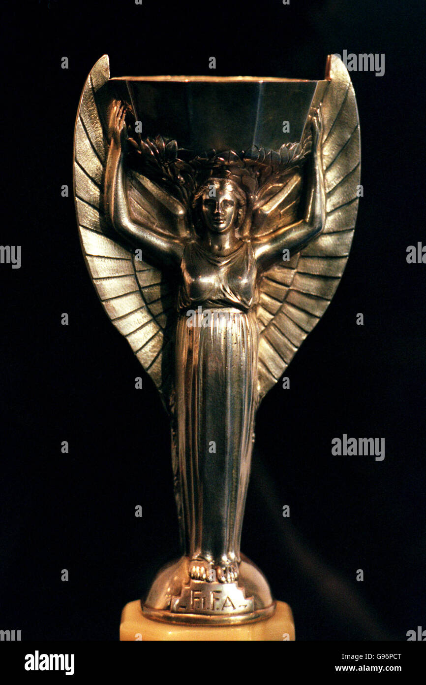 Football football jules rimet trophy jules rimet trophy Banque de ...