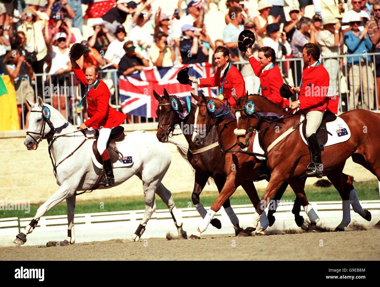 Emp13 showjump aus olympics olympicsydney2000 Banque de photographies ...