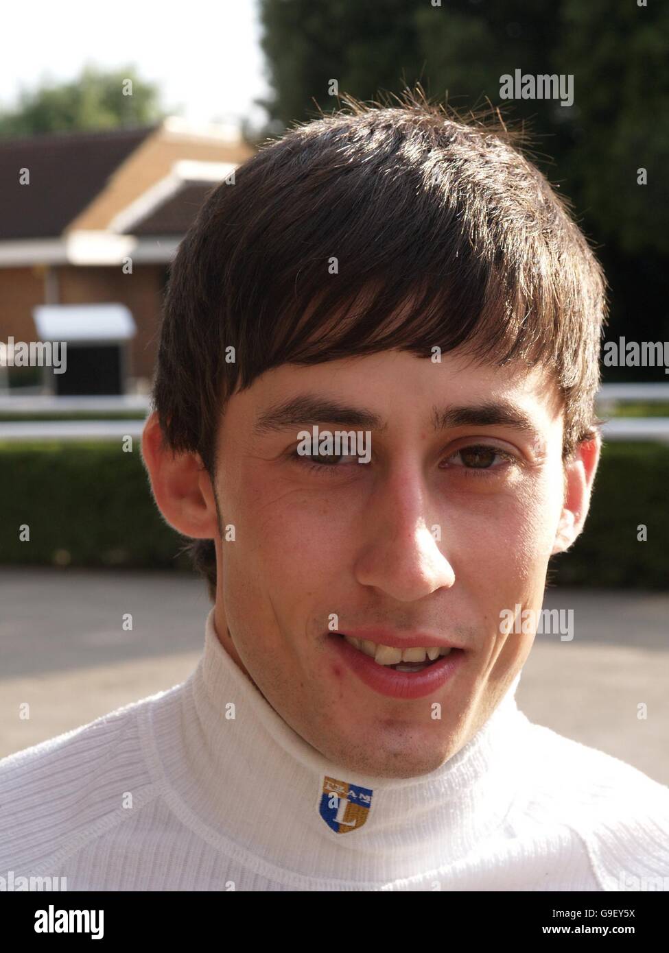 Jockey chris catlin kempton hippodrome Banque de photographies et d ...