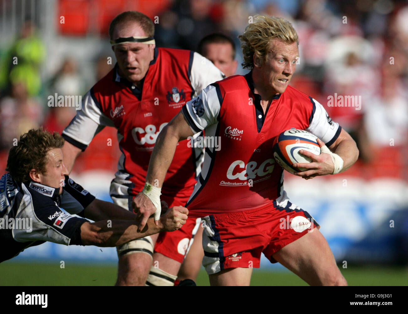Gloucesters peter richards edf energy cup match kingsholm stadium ...