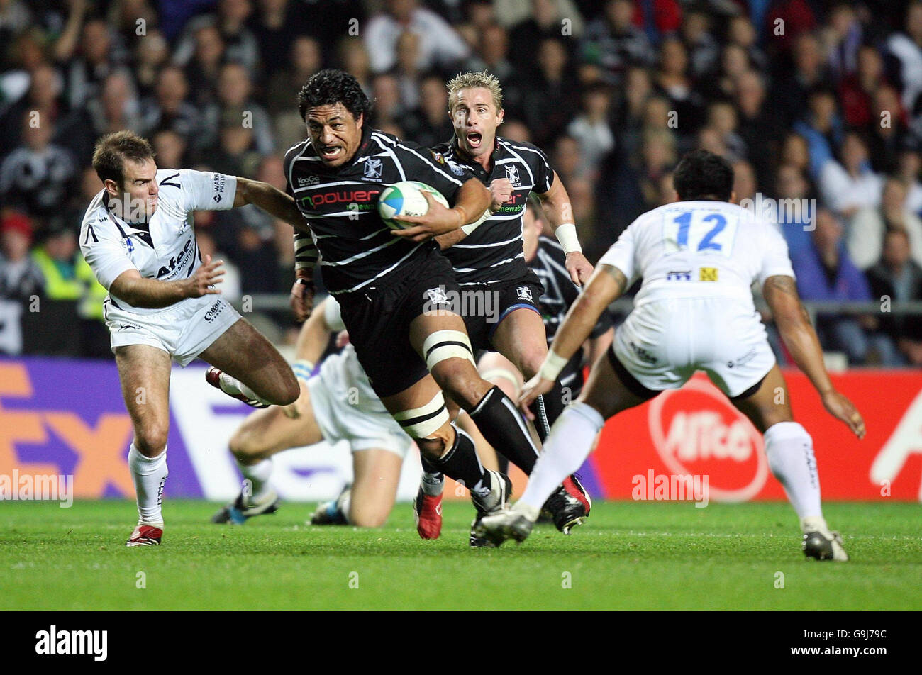 Balbuzards filo tiatia heineken cup match liberty stadium Banque de ...