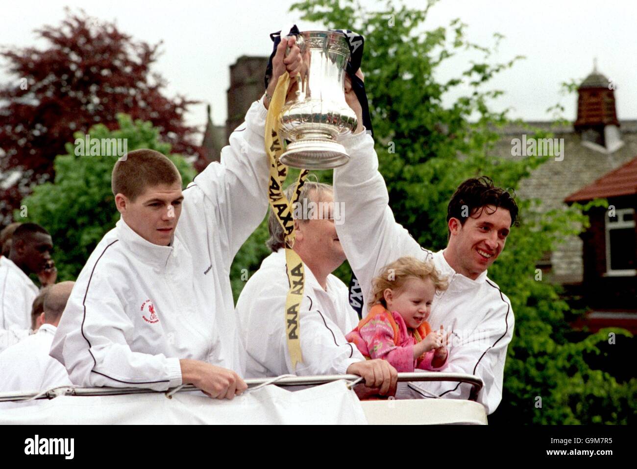 Robbie fowler avec sa fille madisson Banque de photographies et d ...