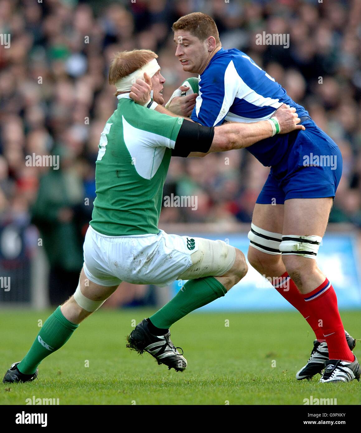 Irelands paul oconnell et frances pascal pape Banque de photographies ...