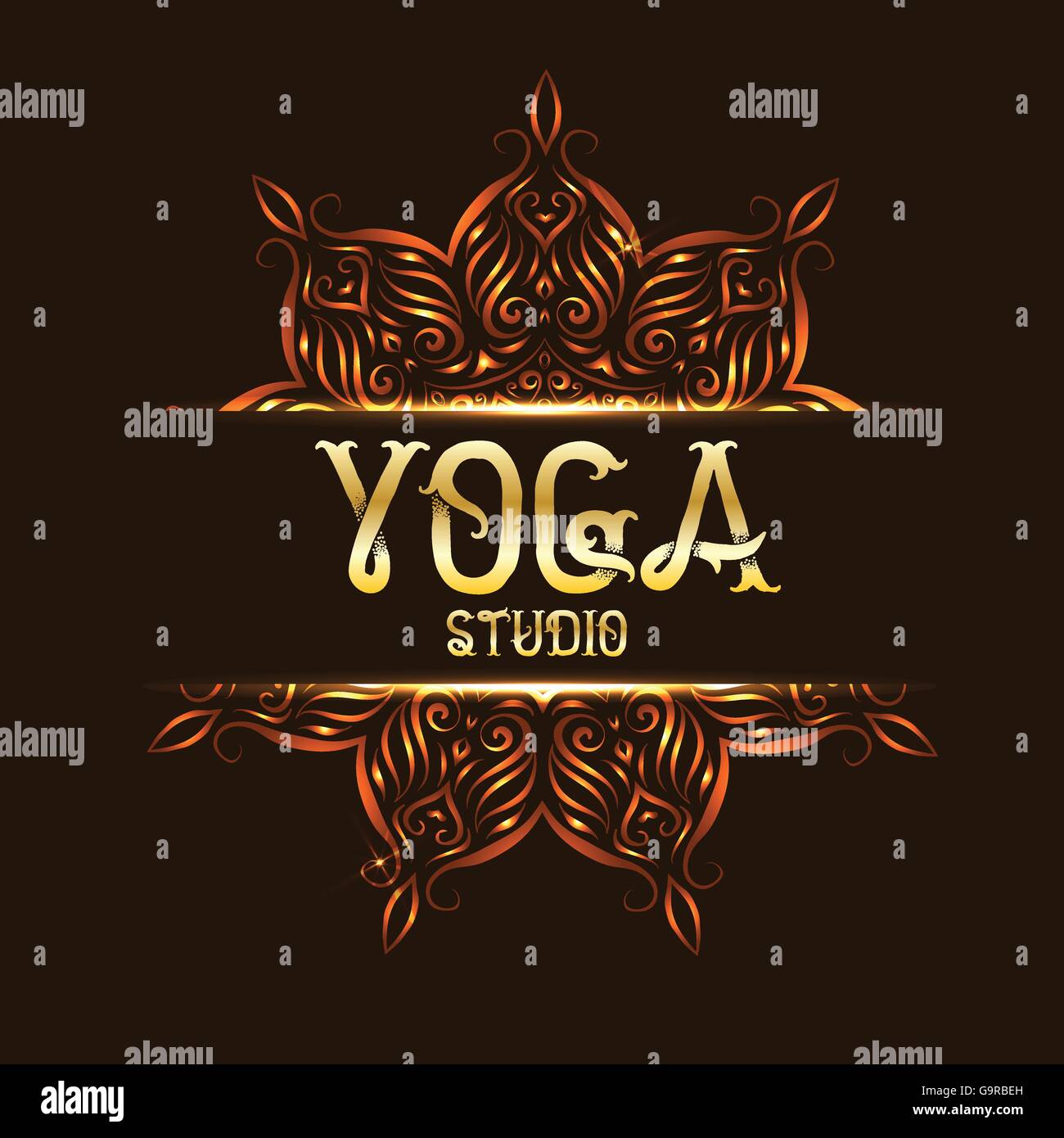 Logo de mandala Banque d'images vectorielles - Page 3 - Alamy