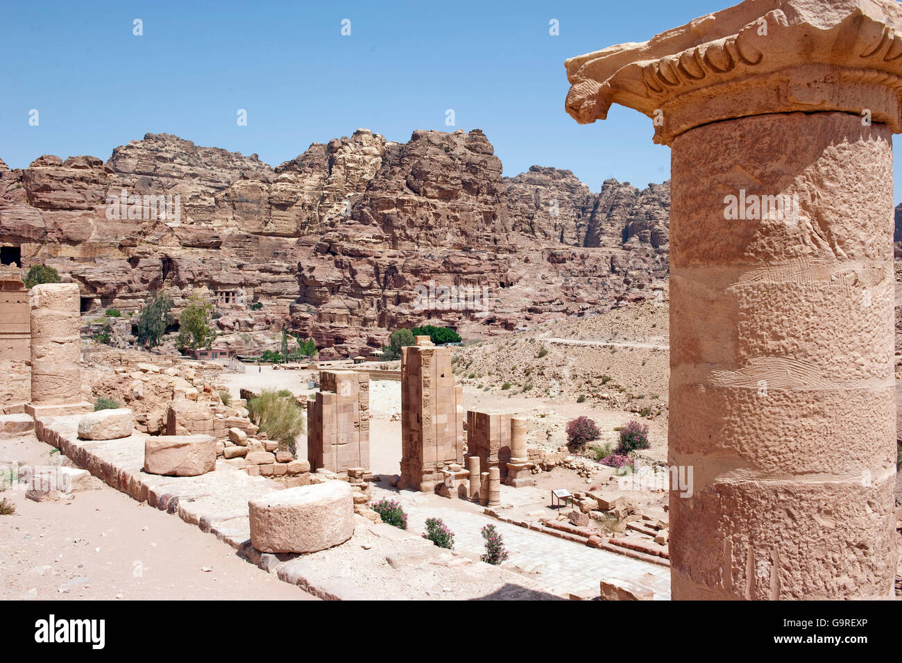 Ruines du grand temple Banque d'image et photos - Alamy