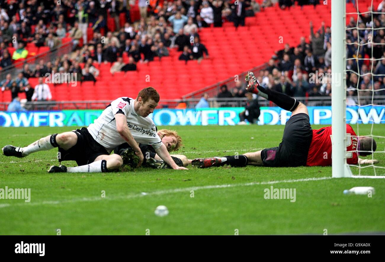 Derby countys stephen pearson le premier but du match Banque de ...