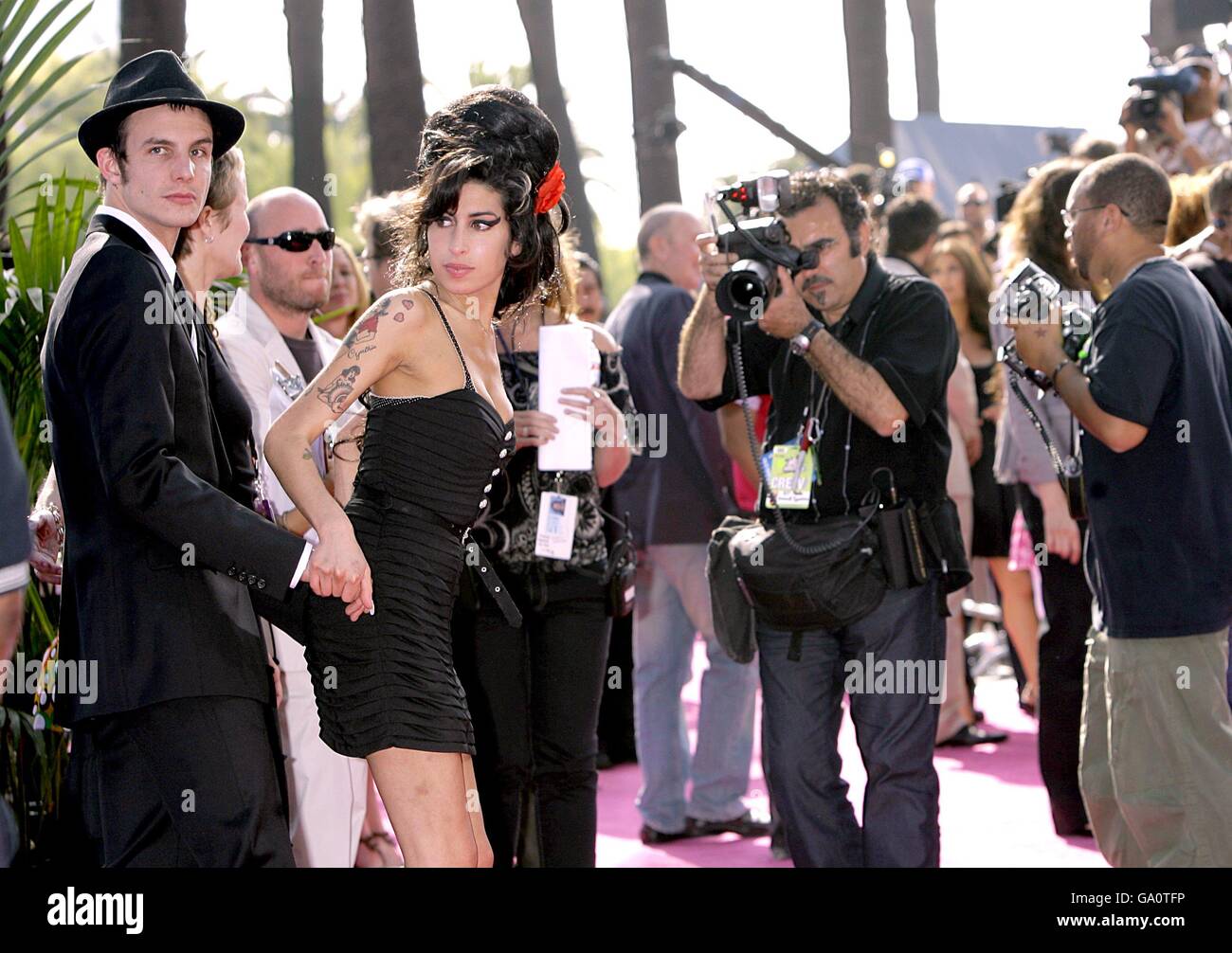 Amy winehouse and her husband blake fielder civil Banque de ...