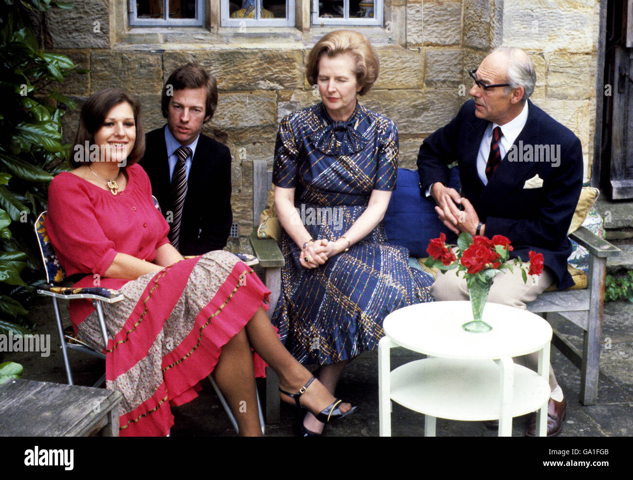 Margaret thatcher famille Banque de photographies et d’images à haute ...