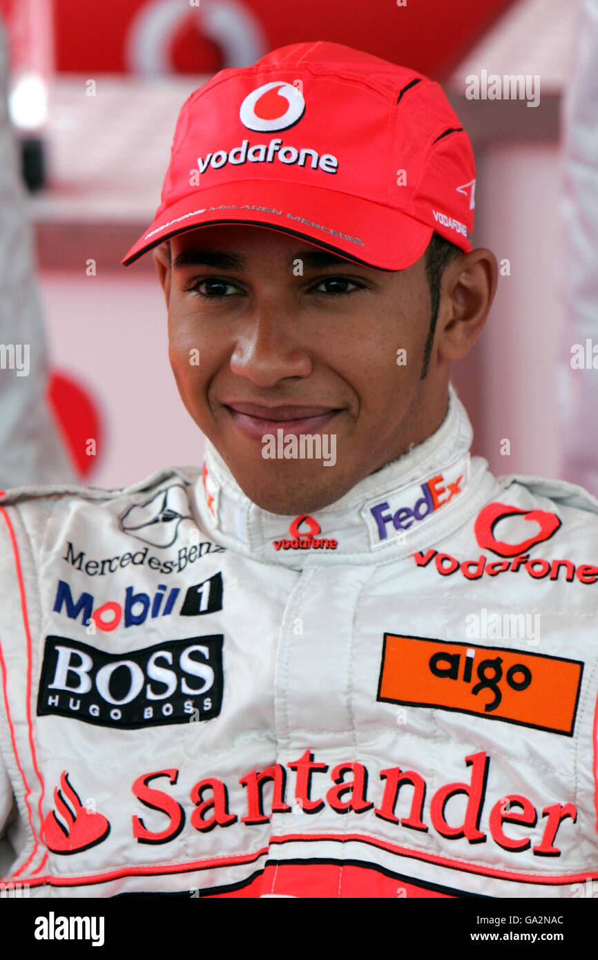 Pilote de formule un lewis hamilton photo call daytona Banque de ...