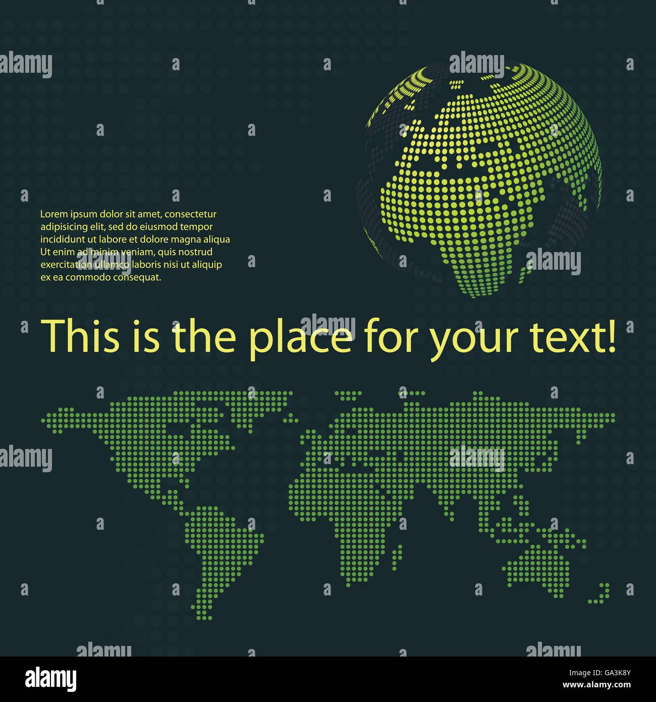 Carte du monde Vector Background Image Vectorielle Stock - Alamy