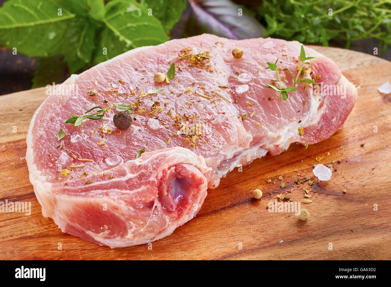 Viande porc Banque de photographies et d’images à haute résolution - Alamy