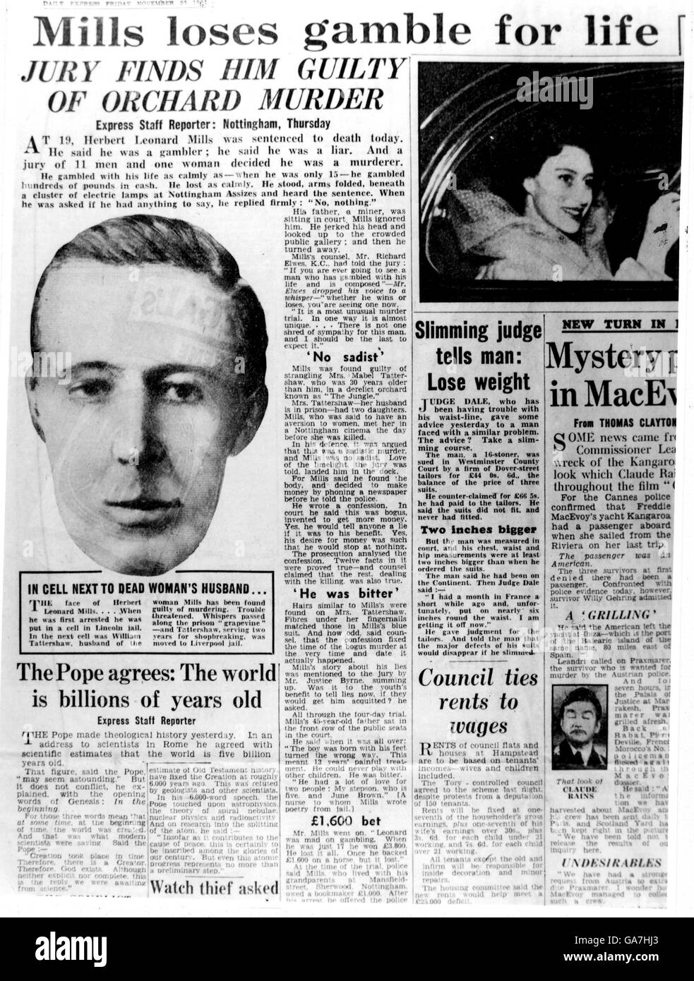 Herbert leonard mills murder case Banque de photographies et d’images à ...