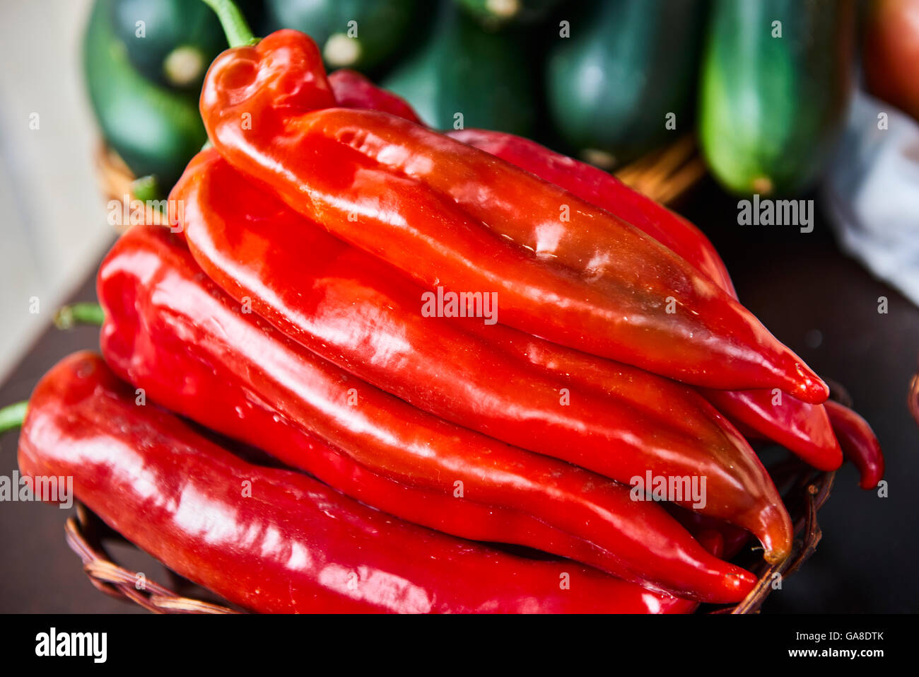 Poivrons rouges Banque de photographies et d’images à haute résolution ...
