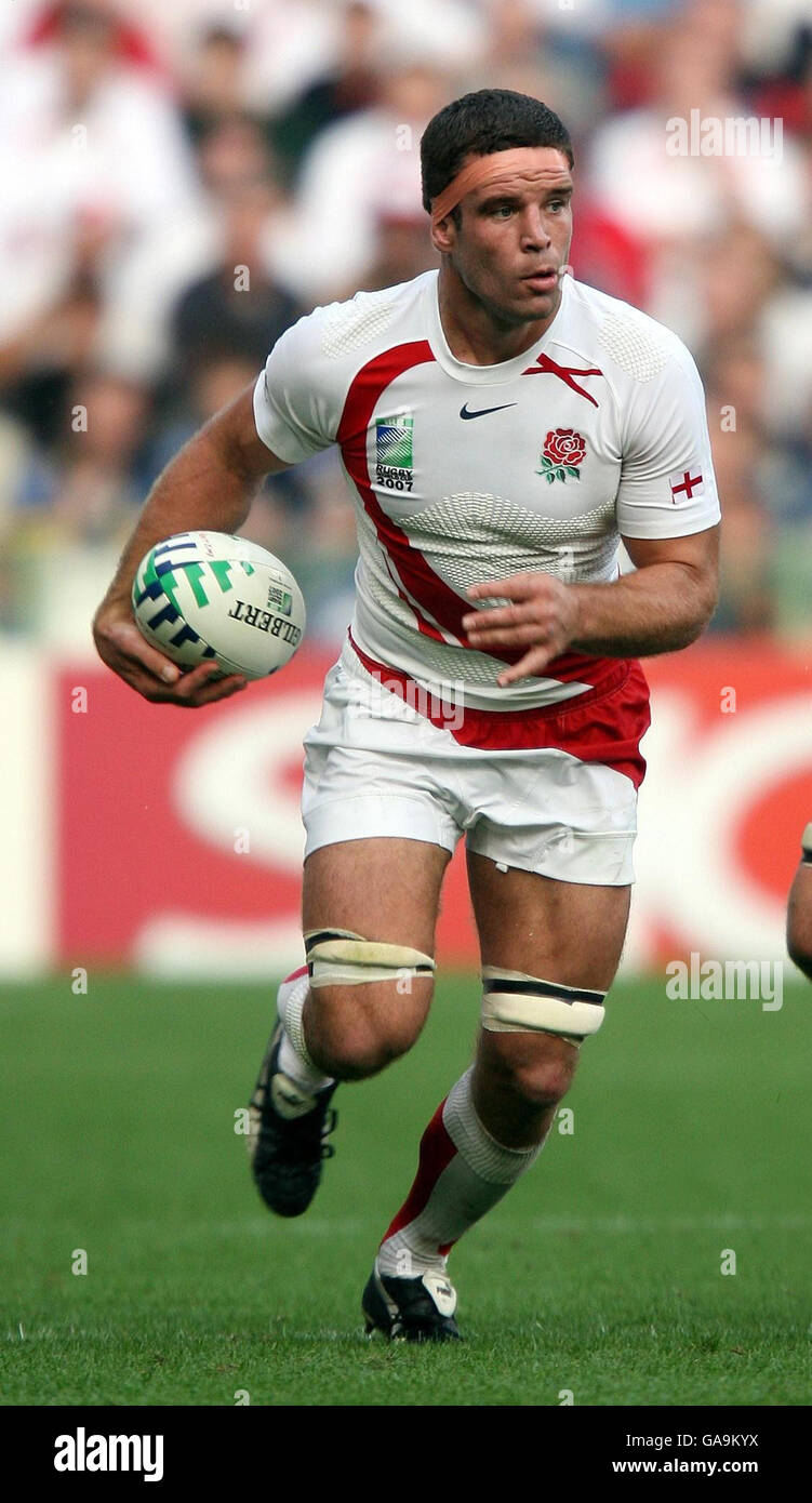 Joe Worsley d'Angleterre pendant le match de la coupe du monde de rugby ...