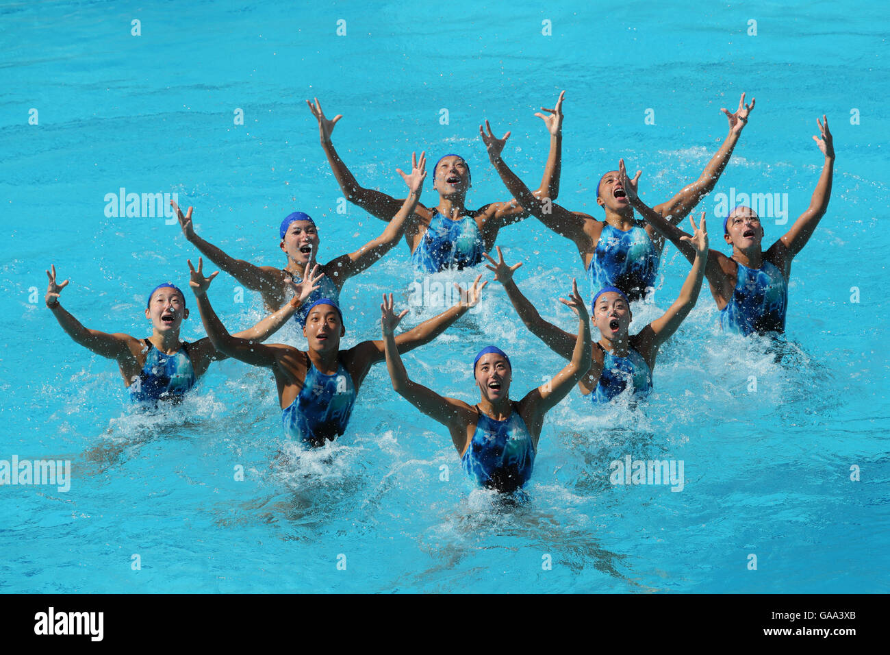Team brazil in synchronized swimming Banque de photographies et d ...