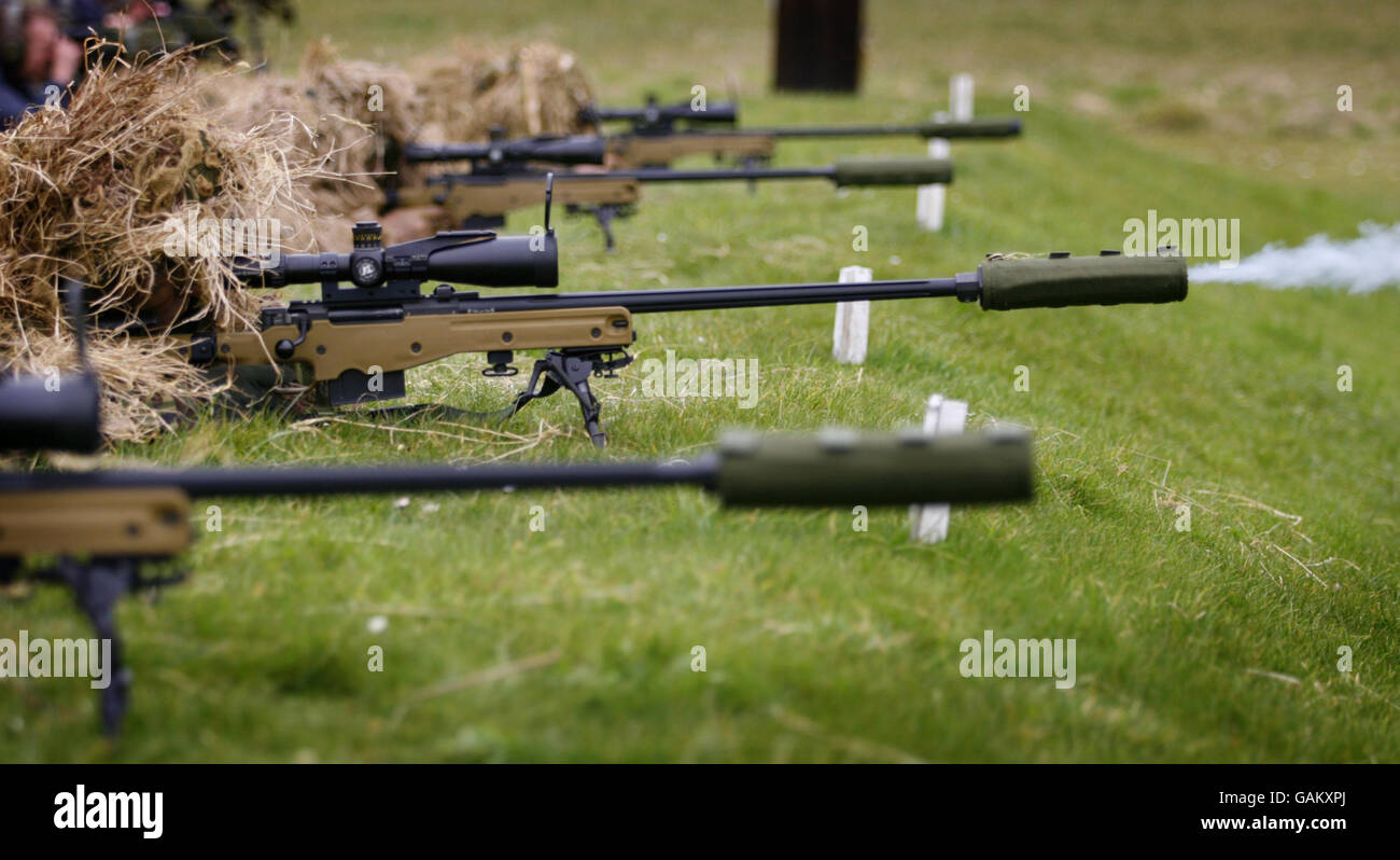 Fusil de sniper l115a3 longue portée Banque de photographies et d ...