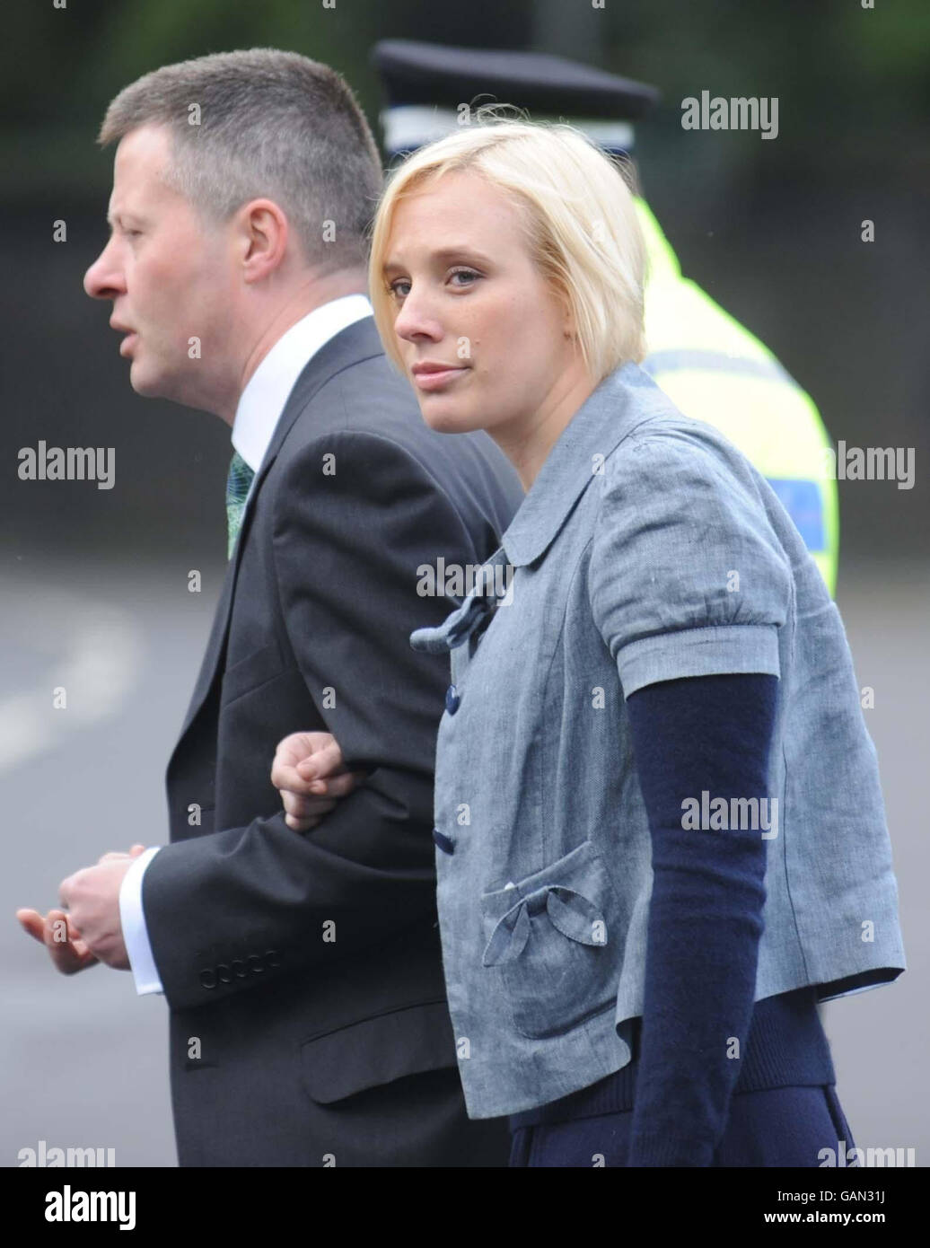 The funeral service of childrens tv presenter mark speight Banque de ...