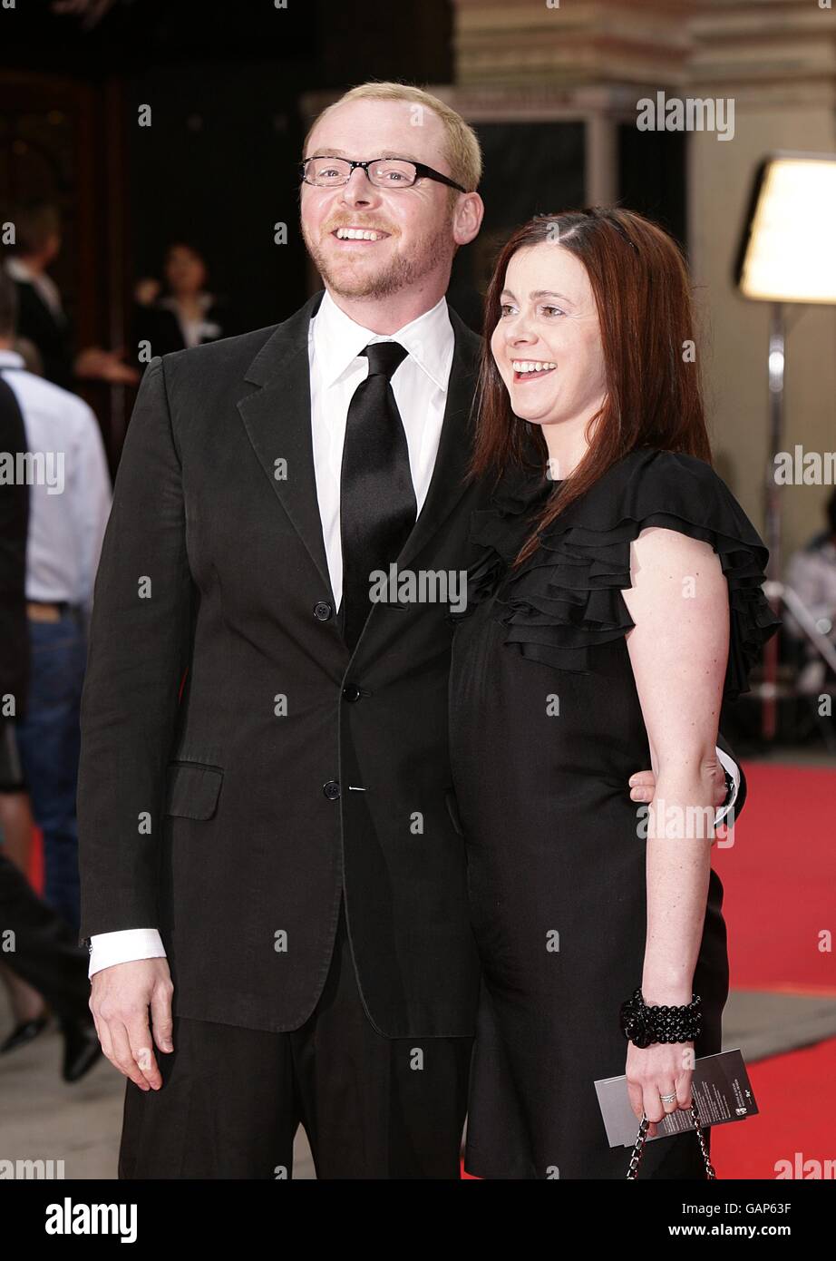 Simon pegg and wife maureen pegg Banque de photographies et d’images à haute résolution - Alamy