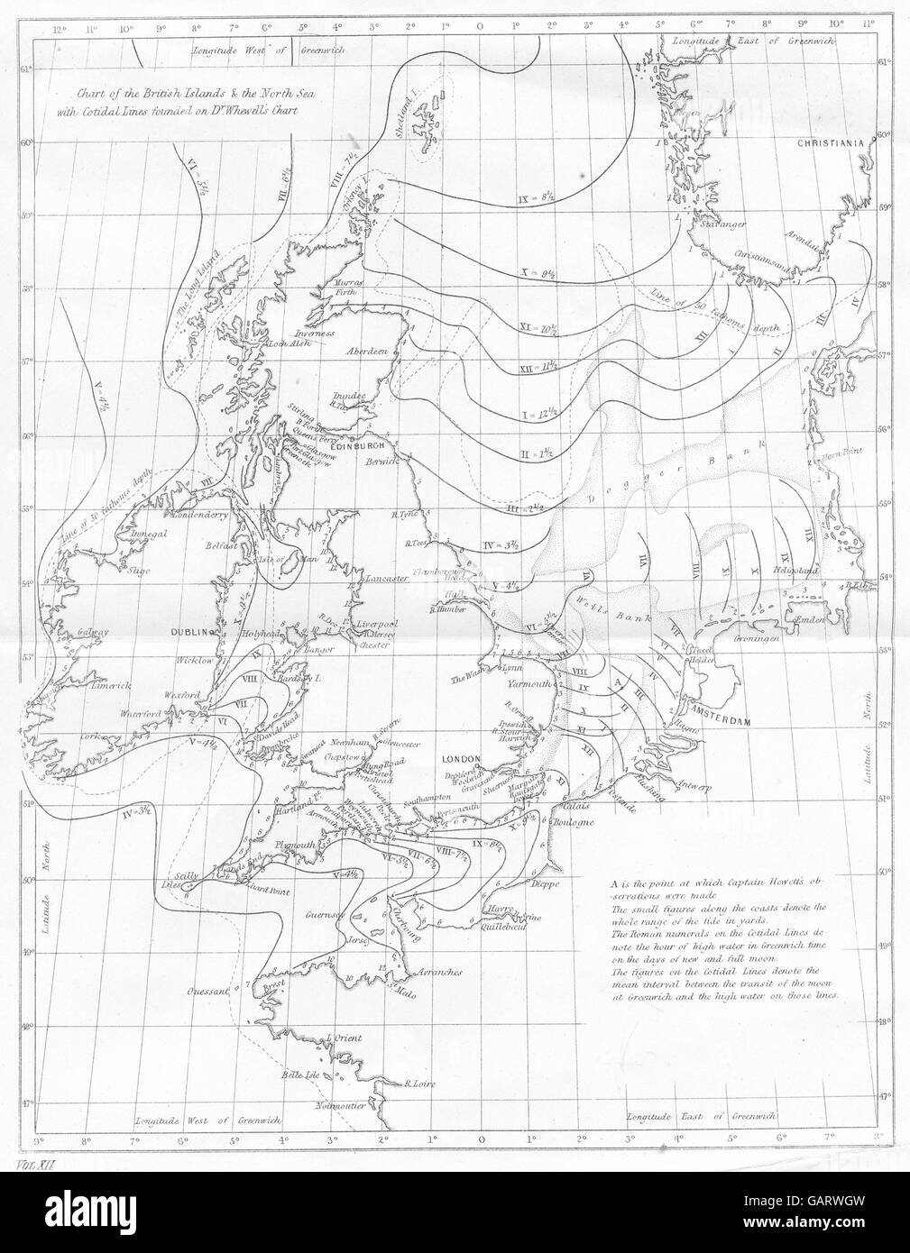 Iles anglo normandes map Banque d'images noir et blanc - Alamy