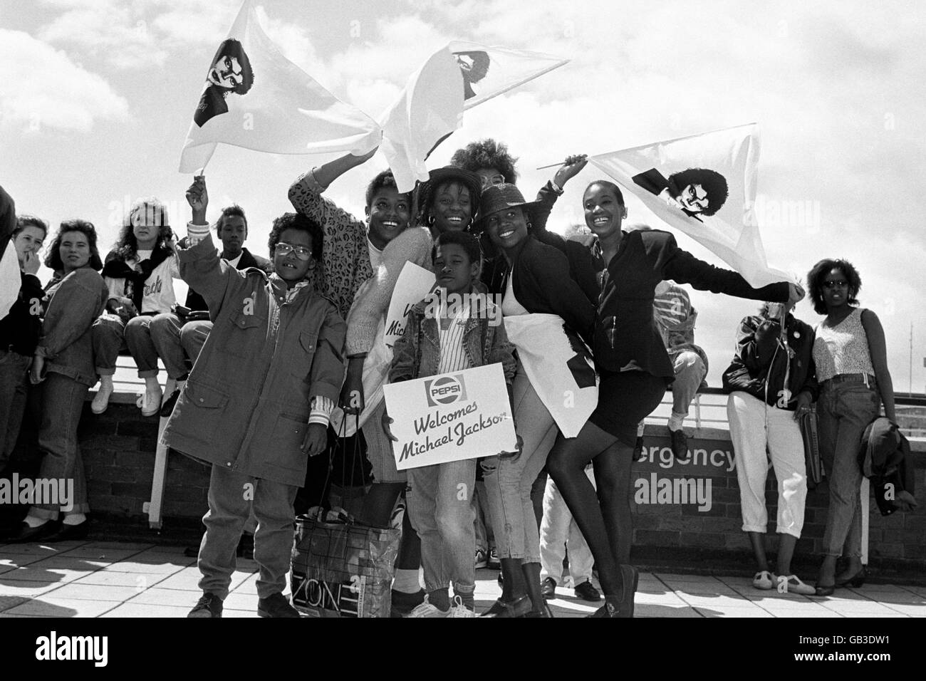 Michael jackson concert crowd Banque de photographies et d’images à ...