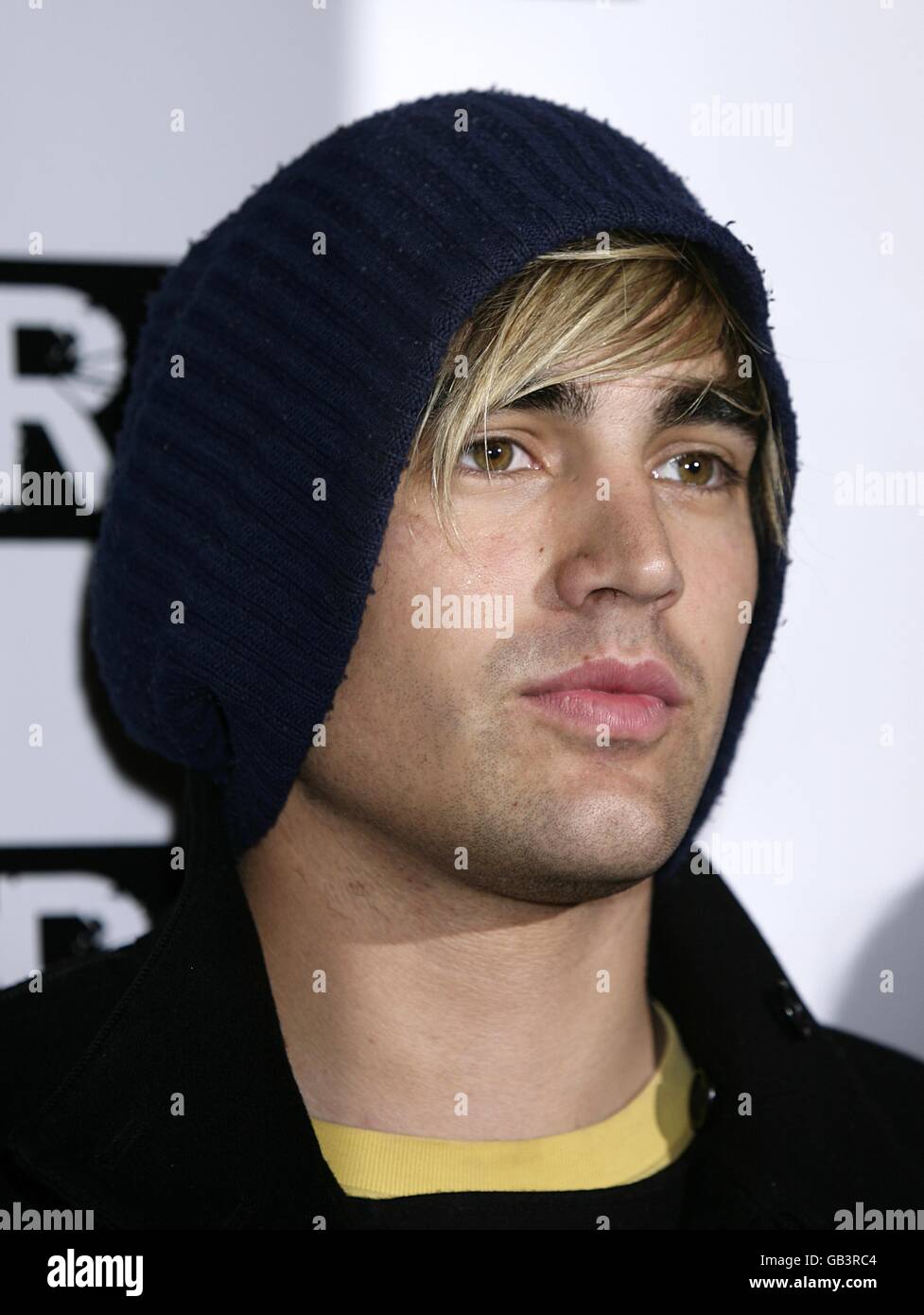Charlie simpson de fightstar arrive pour les prix kerrang Banque de ...