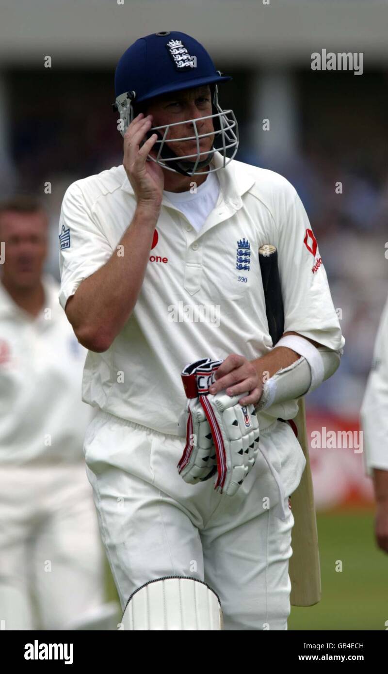 Cricket abattu anthony mcgrath Banque de photographies et d’images à ...