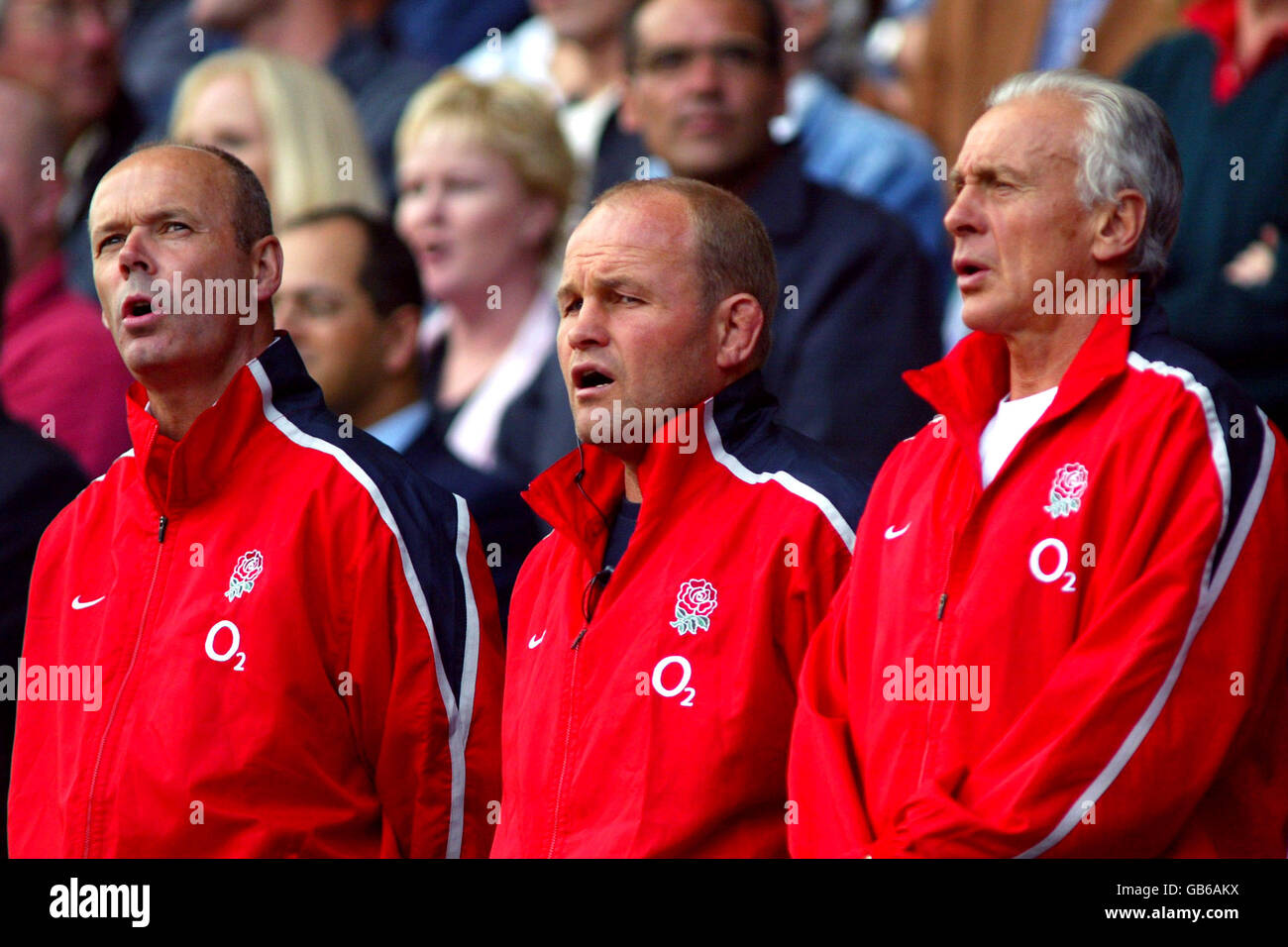 Andy robinson phil larder regarder le jeu de la Banque de photographies ...
