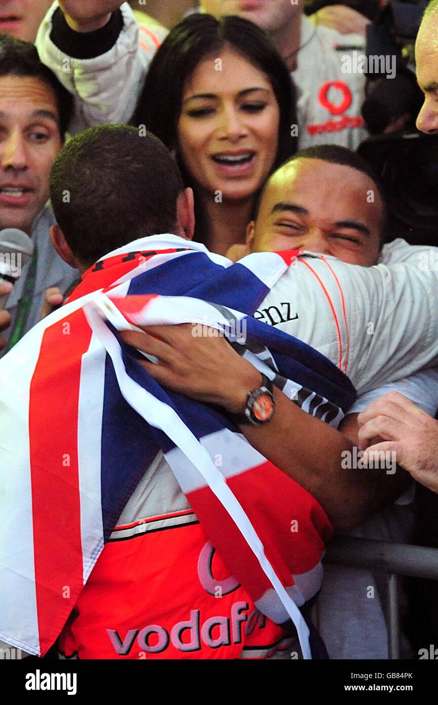 Lewis hamilton petite amie Banque de photographies et d’images à haute ...