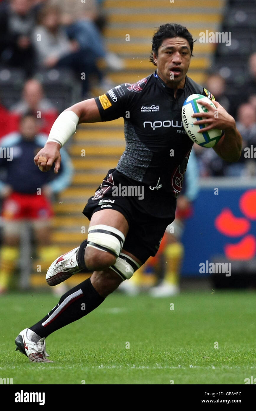 Balbuzards filo tiatia heineken cup match liberty stadium Banque de ...