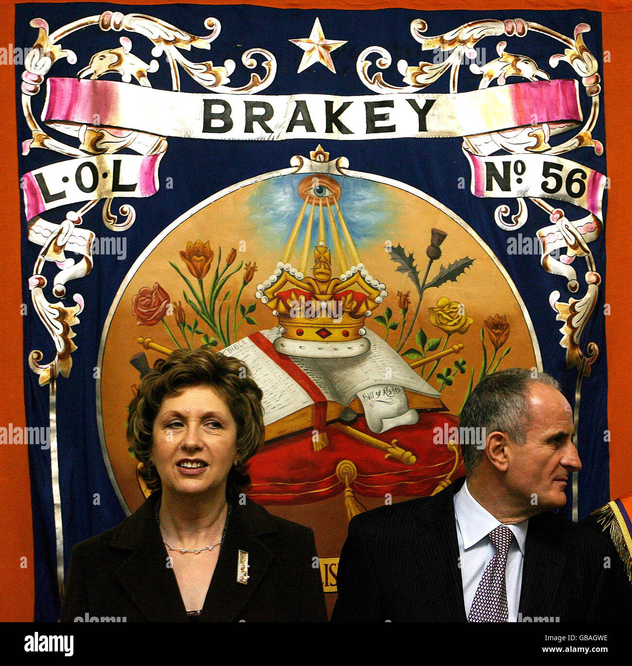 Mary mcaleese brakey orange hall Banque de photographies et d’images à ...