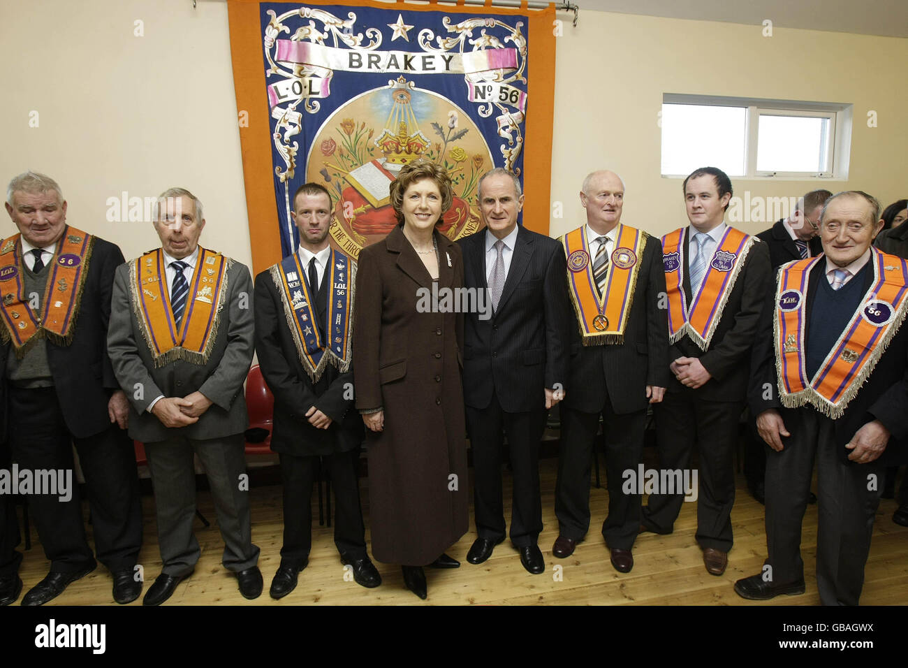 Mary mcaleese brakey orange hall Banque de photographies et d’images à ...
