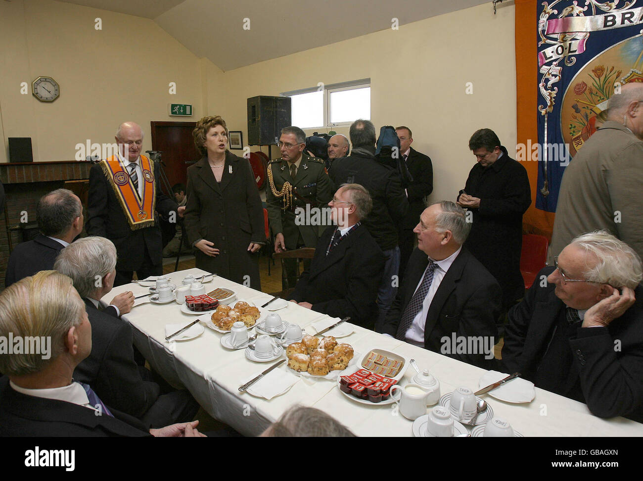 Mary mcaleese brakey orange hall Banque de photographies et d’images à ...