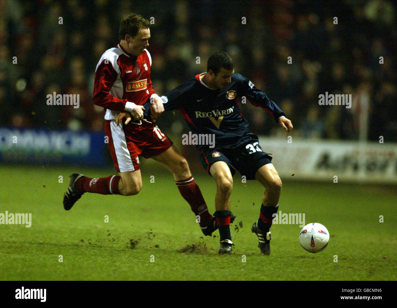 Walsalls wrack sunderlands julio arca bataille pour le ballon Banque de ...