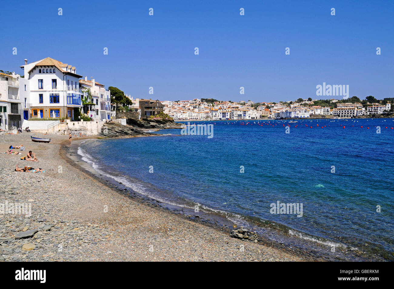 Plage des Portail, Cadaques, Costa Brava, Catalogne, Espagne Photo ...