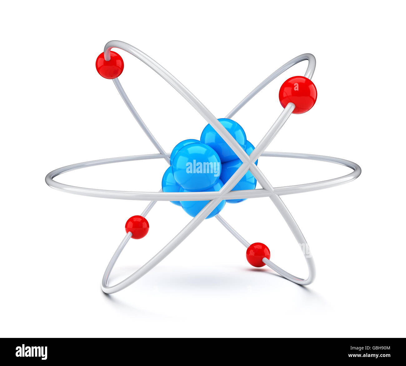 Atom model electron electrons Banque de photographies et d’images à ...